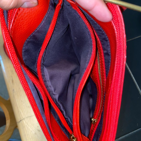 The Sak | Bags | The Sak Collection Red Crochet And Leather Purse ...